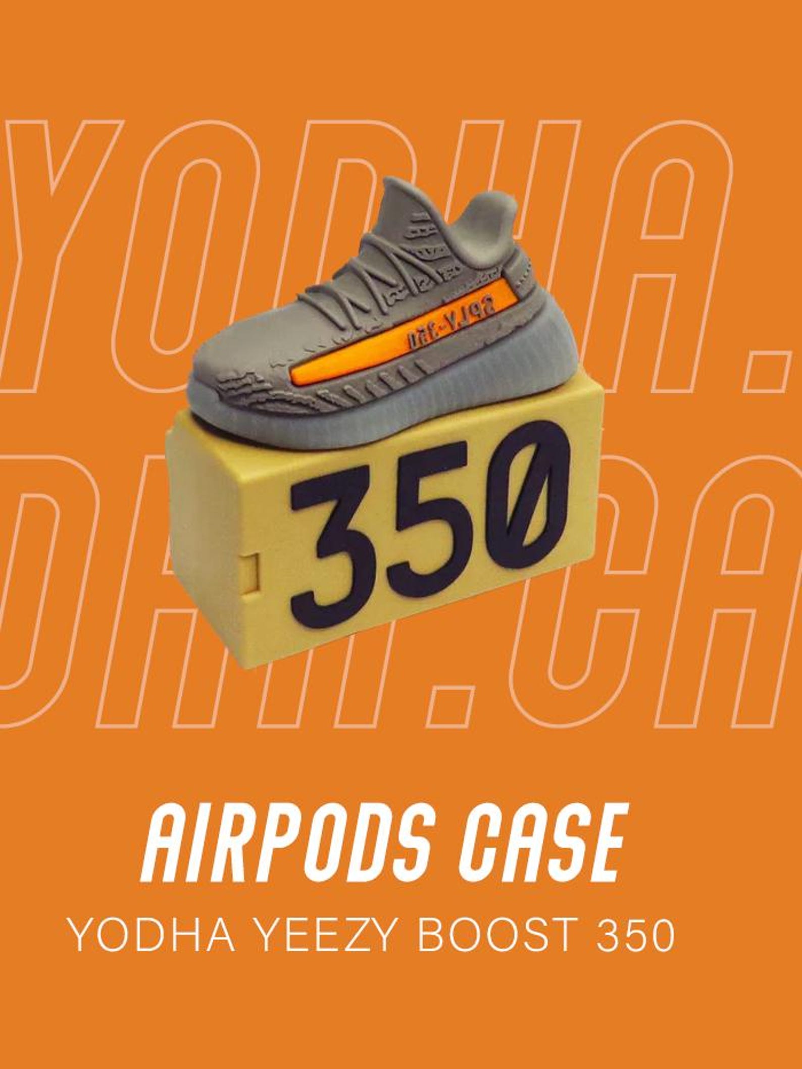 Shoe Box Design Sneaker Inspired Custom Air Pods Case YEEZY GREY 350 - Etsy