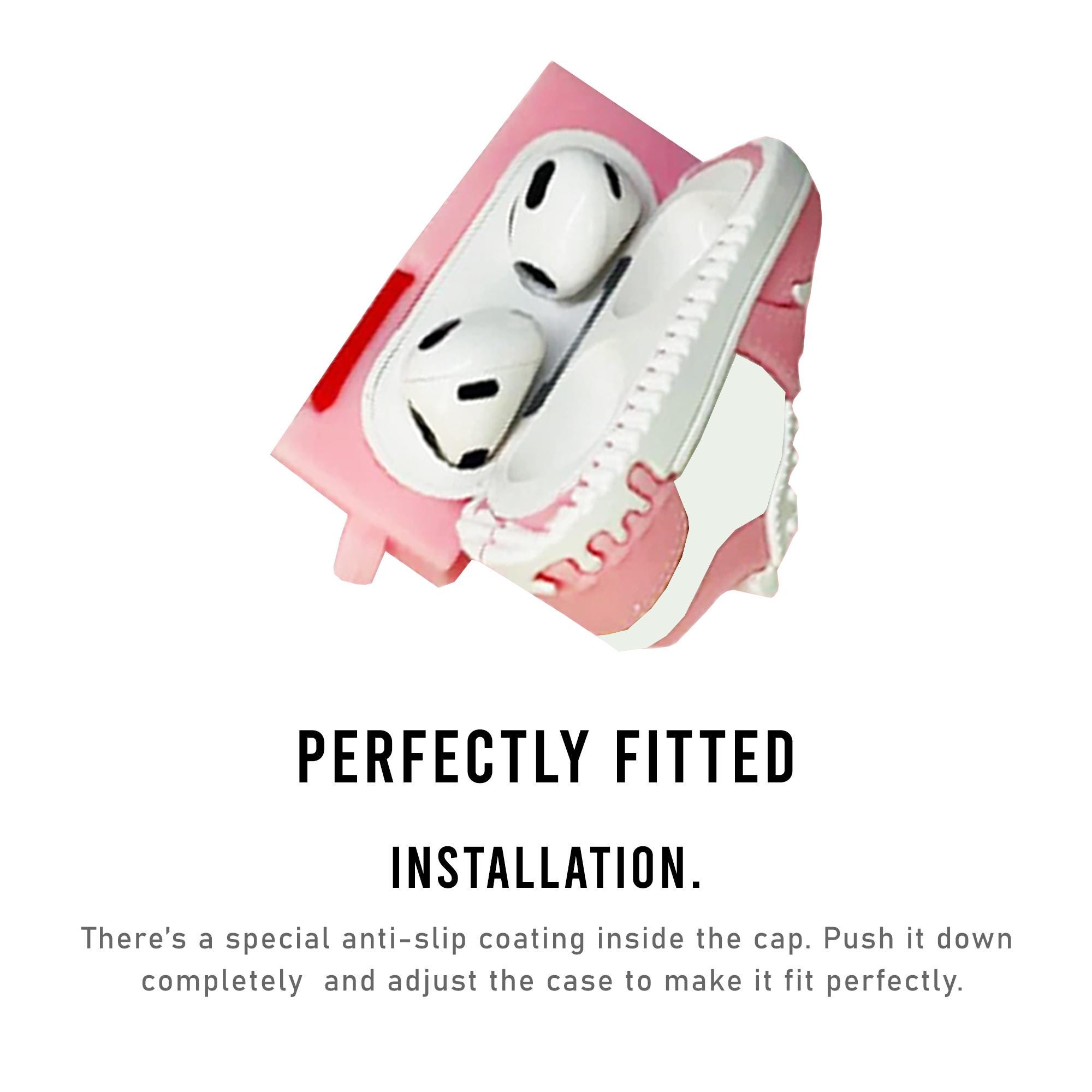 Shoe Box Design Sneaker Inspired Custom Air Pods Case Pink Ice Cream - Etsy