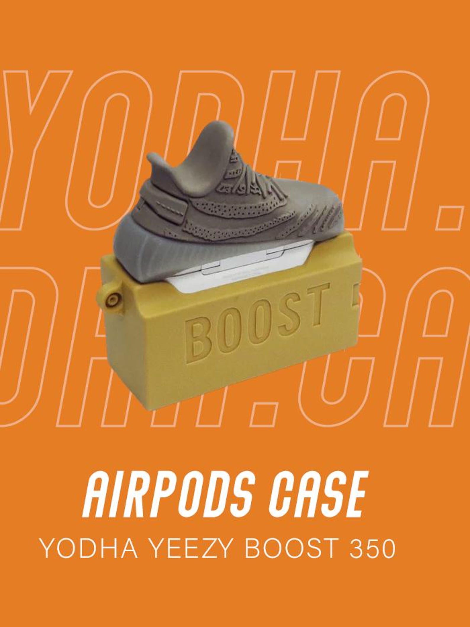 Shoe Box Design Sneaker Inspired Custom Air Pods Case YEEZY GREY 350 - Etsy