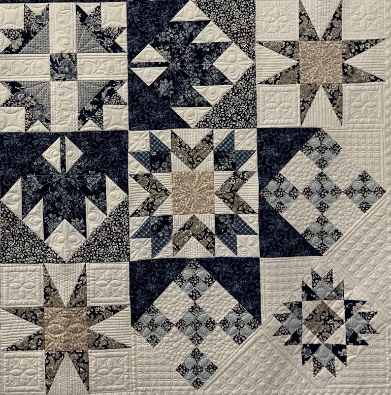 Blueberry Fields Quilting, Instant Digital PDF Pattern, Experienced ...