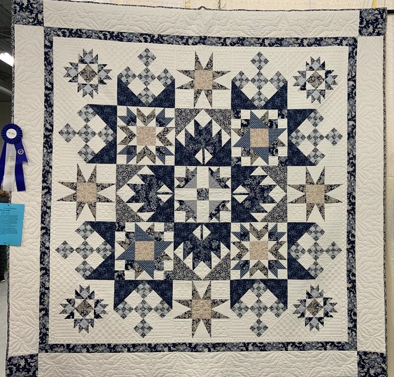 Blueberry Fields Quilting, Instant Digital PDF Pattern, Experienced ...