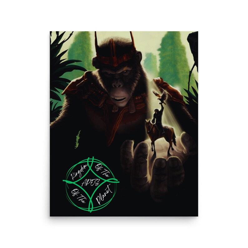 Kingdom of the Planet of the Apes Poster / the Planet of the Apes ...