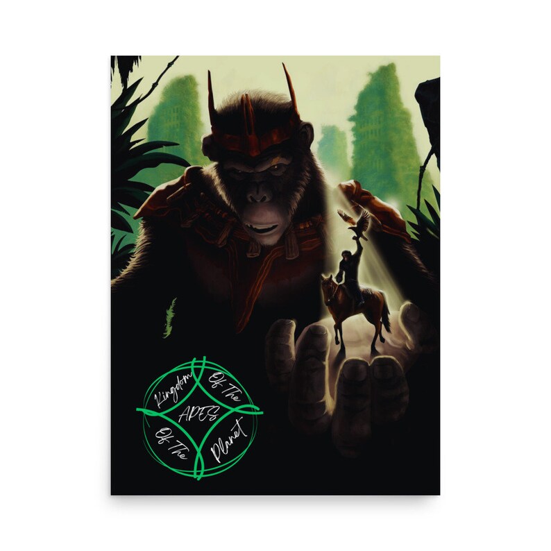 Kingdom of the Planet of the Apes Poster / the Planet of the Apes ...