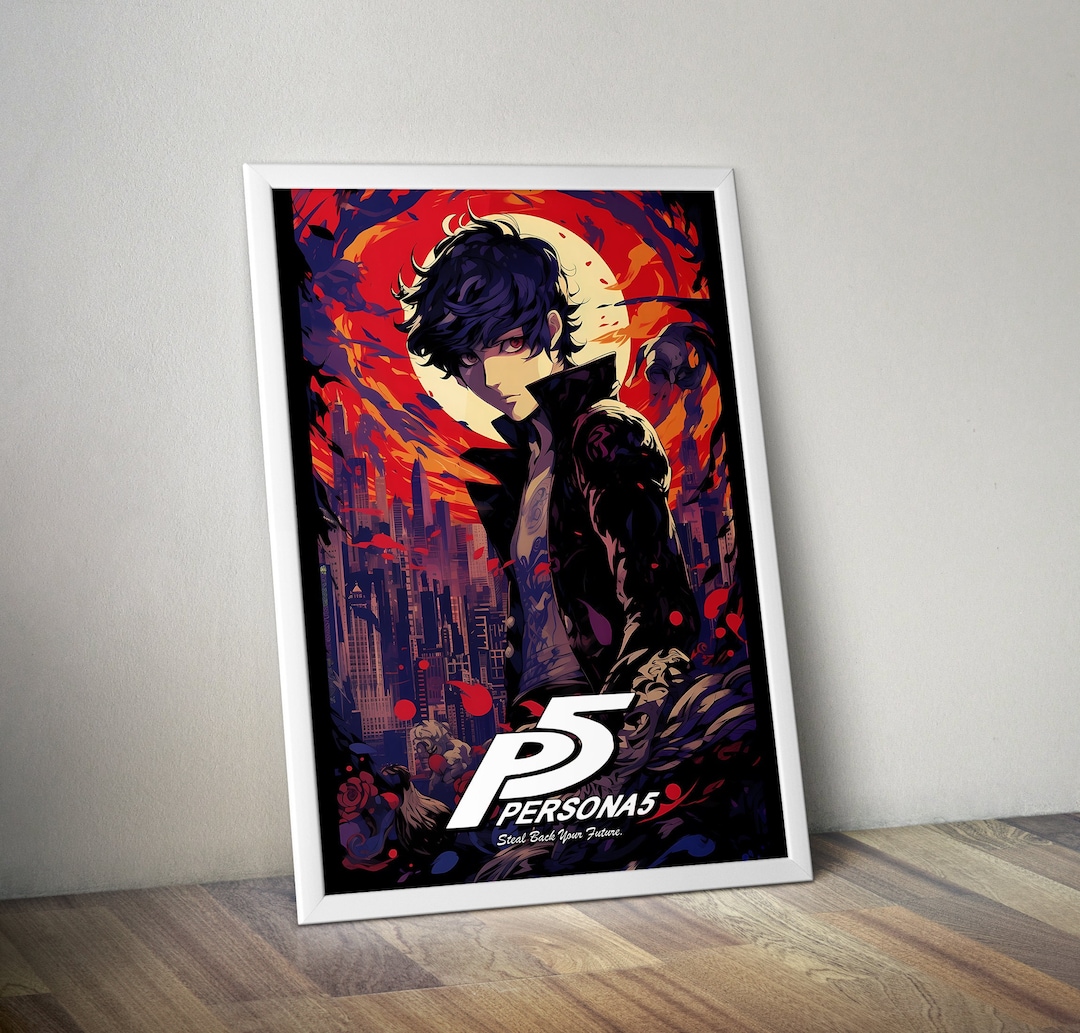 Ren Amamiya Persona 5 Poster Persona 5 Artwork Gaming Poster HD Color ...