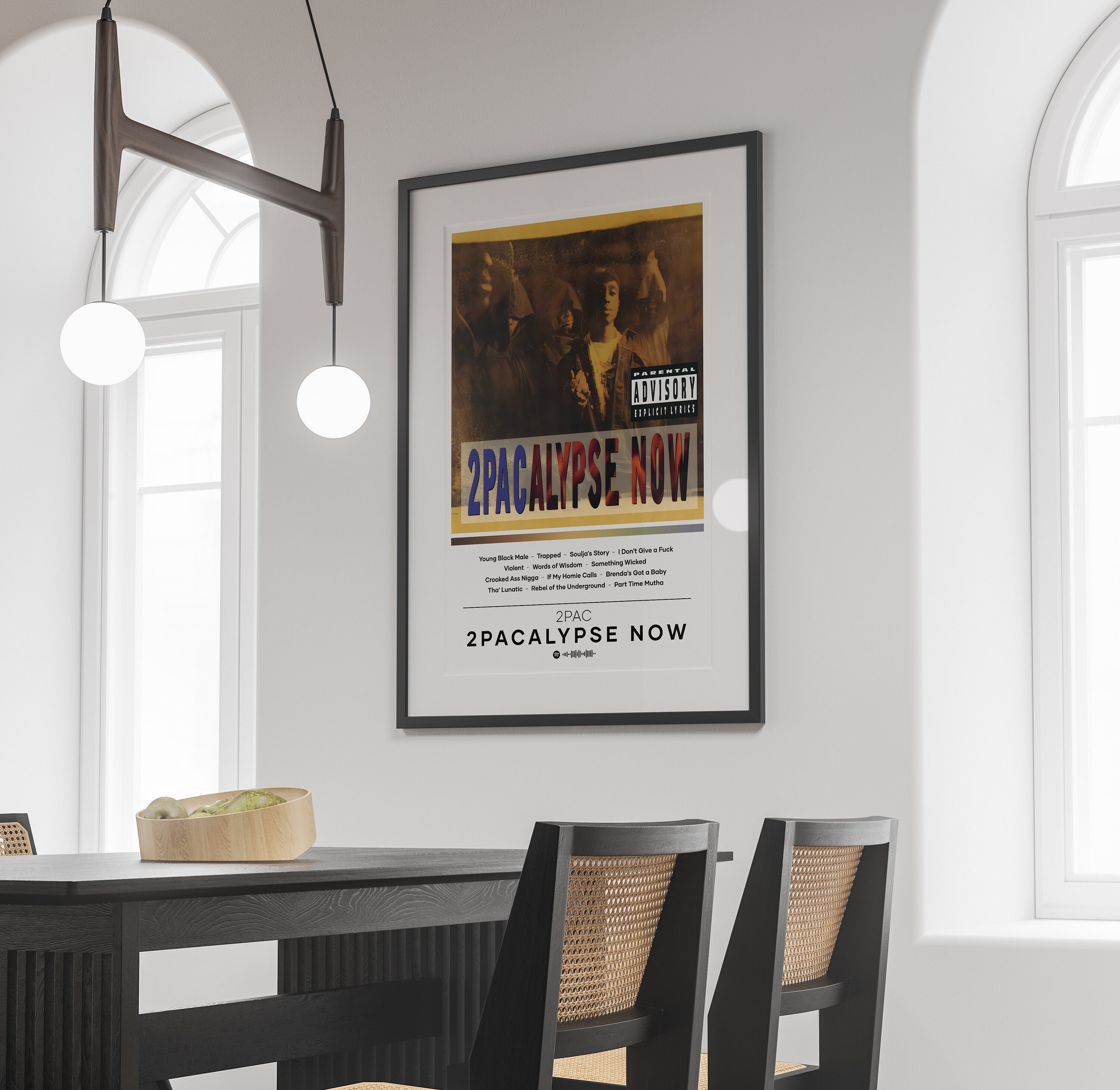 Tupac Poster Print 2pacalypse Now Poster Album Poster Print 4 Color ...