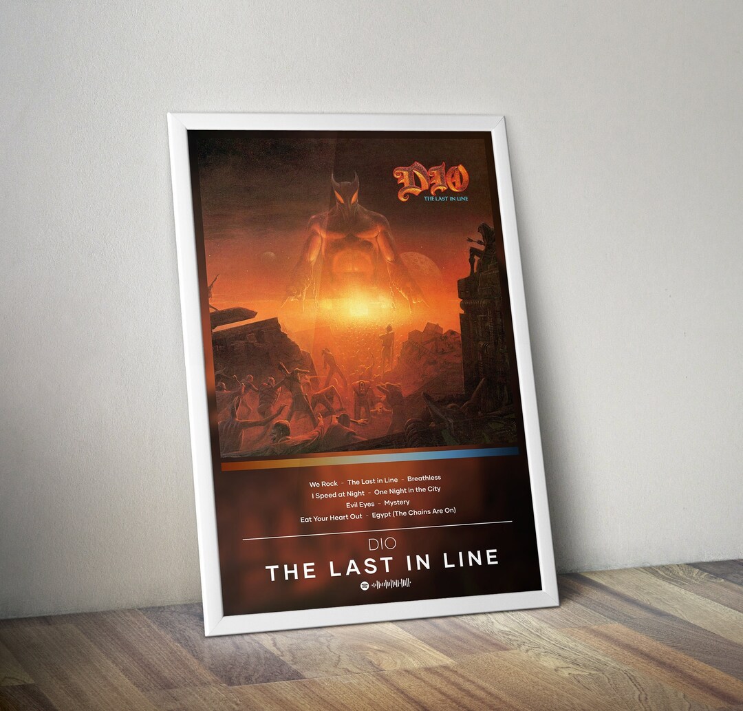 Dio Poster Print the Last in Line Poster Album Poster Prints 4 Colors ...