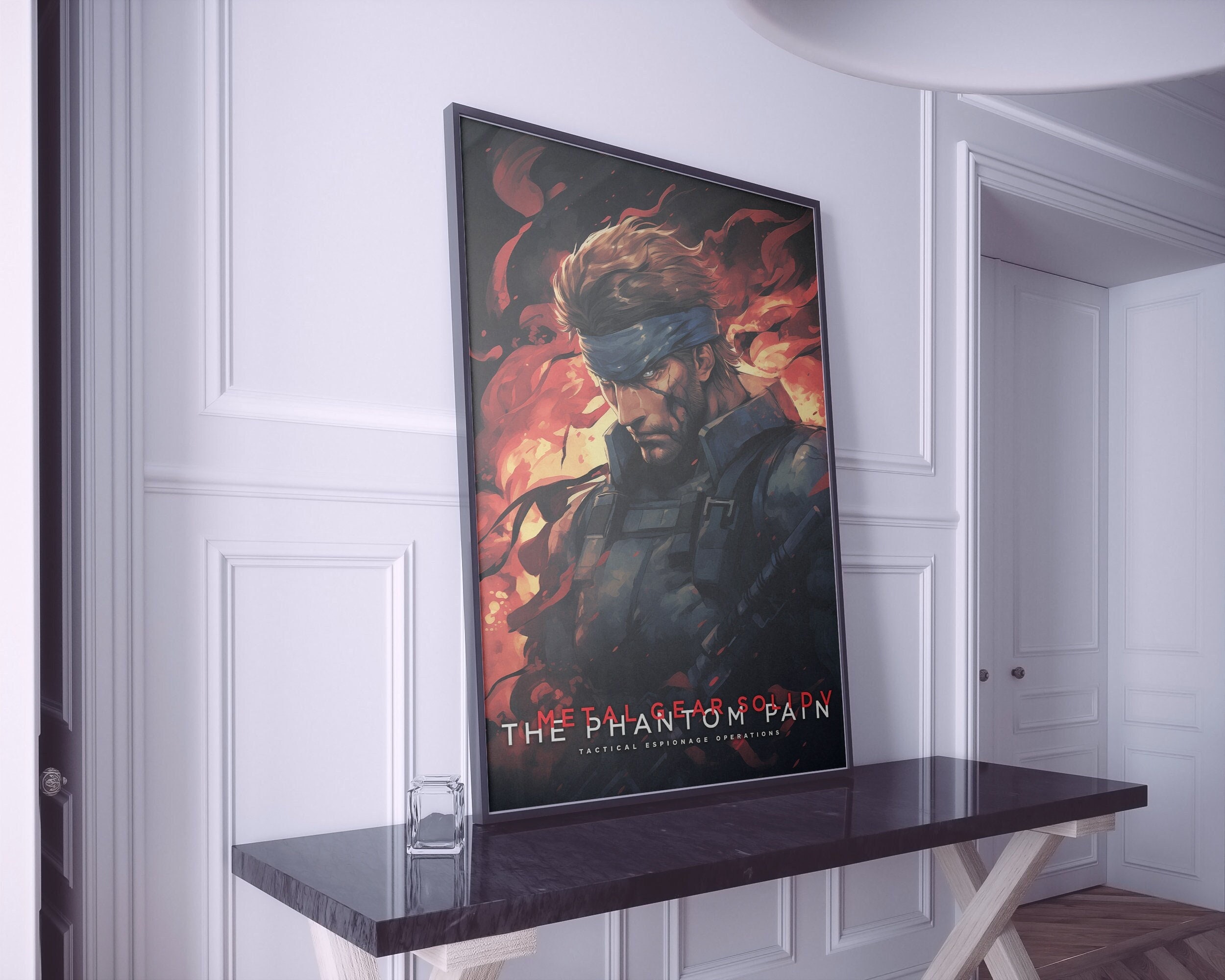 Solid Snake Metal Gear Solid Poster MGS Artwork Gaming Poster HD Color ...