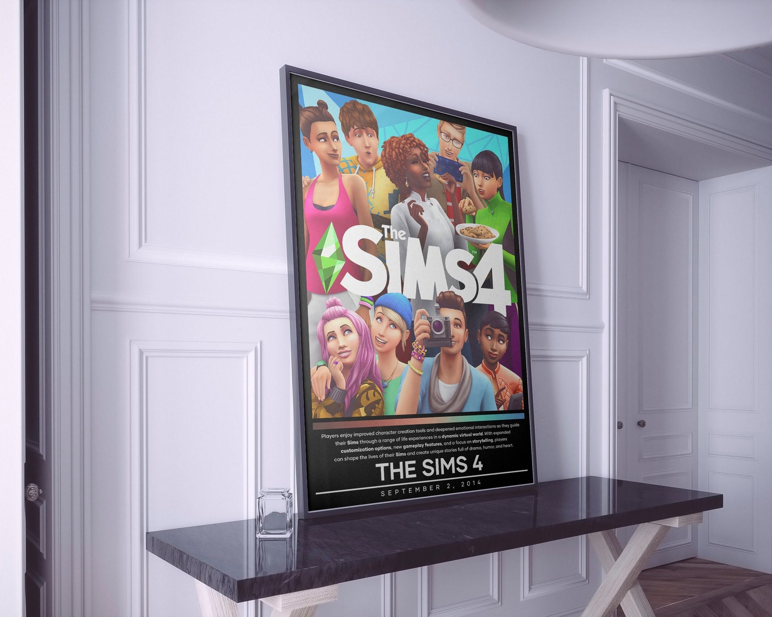 The Sims 4 Poster the Sims Print Gaming Poster Print 4 Colors Video ...
