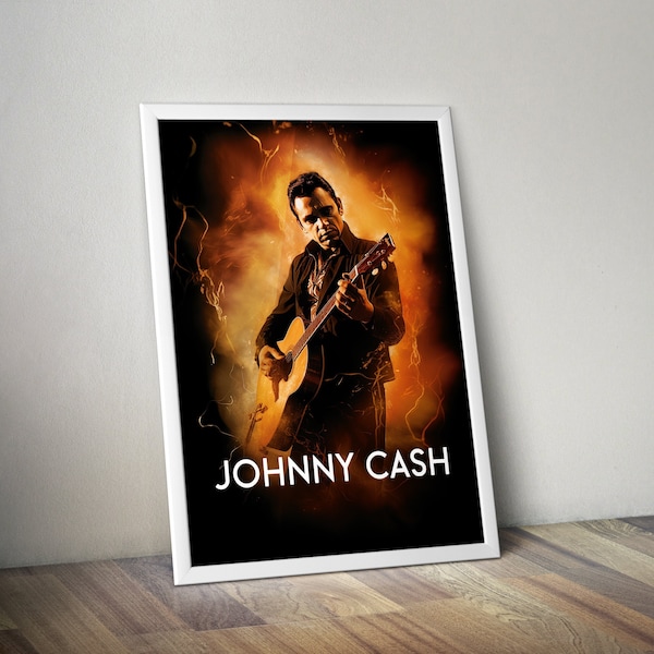 Johnny Cash Poster - Etsy
