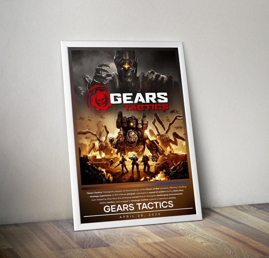Gears Tactics Poster Gears of War Prints Gaming Poster 4 Color Video ...