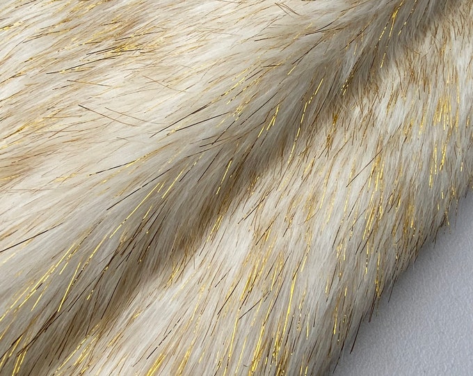 GOLD SHIMMER - 2021 - Faux Fur - Free Post Worldwide - Various Sizes ...