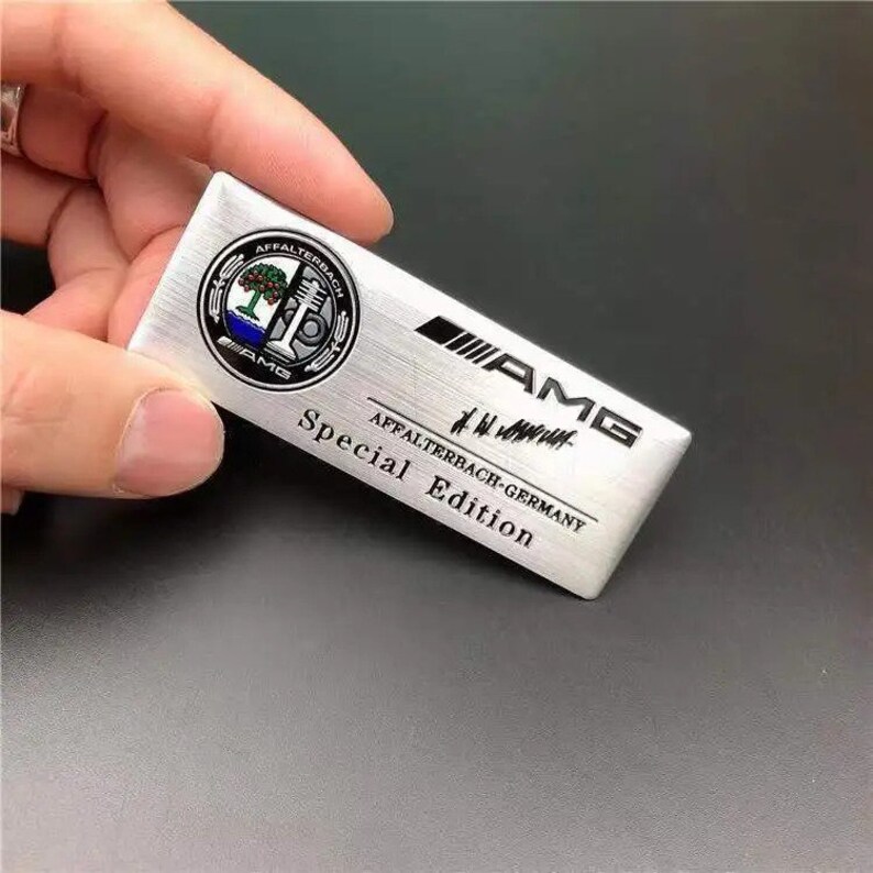 AMG Special Edition Logo Emblem Multimedia Sticker Mercedes - Etsy