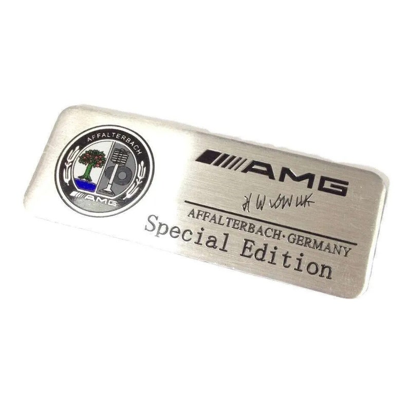 AMG Special Edition Logo Emblem Multimedia Sticker Mercedes - Etsy