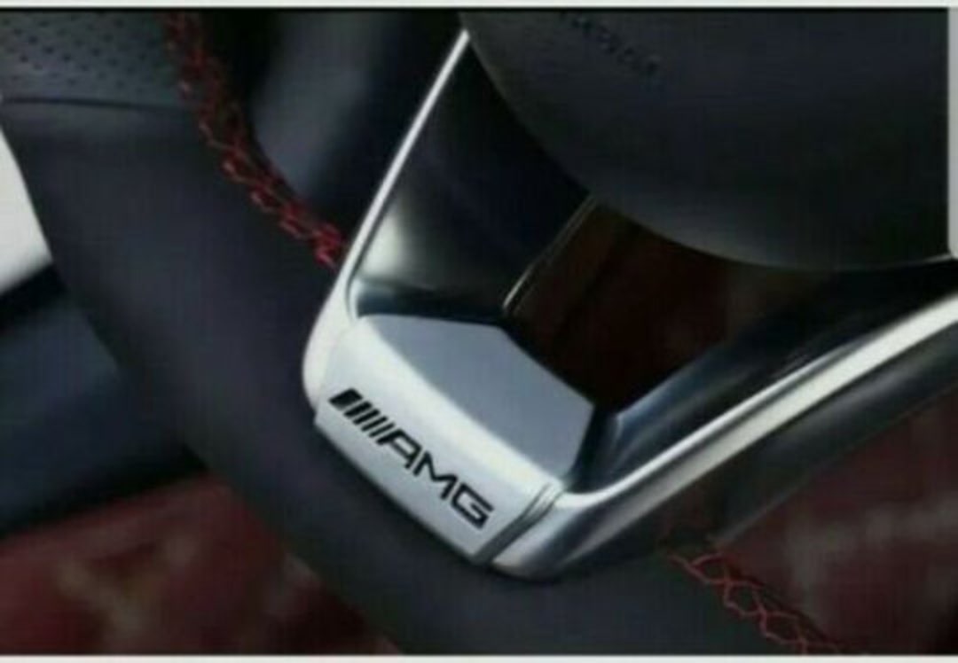 AMG Mercedes Benz Steering Wheel Emblem Sticker Badge Logo Decoration ...
