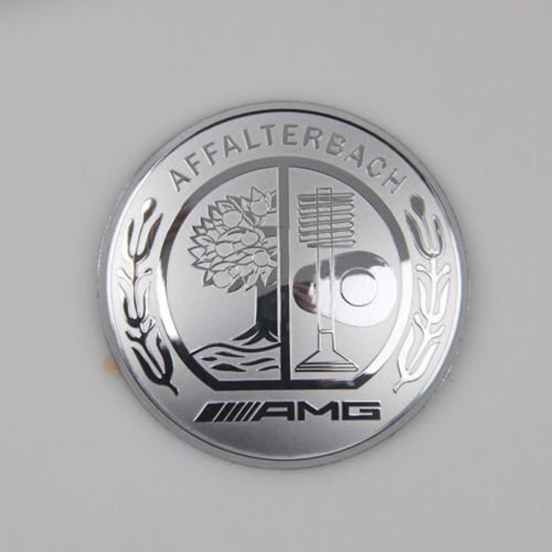 AMG Affalterbach Mercedes Benz Multimedia Sticker Emblem Logo 29 Mm 3D ...