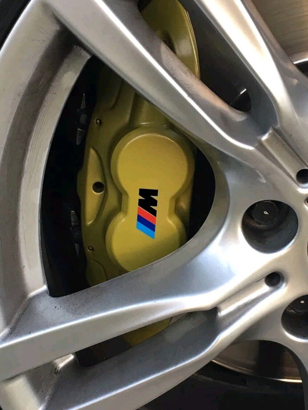 BMW M Brake Calliper Sticker 4 X M Logo Black - Etsy
