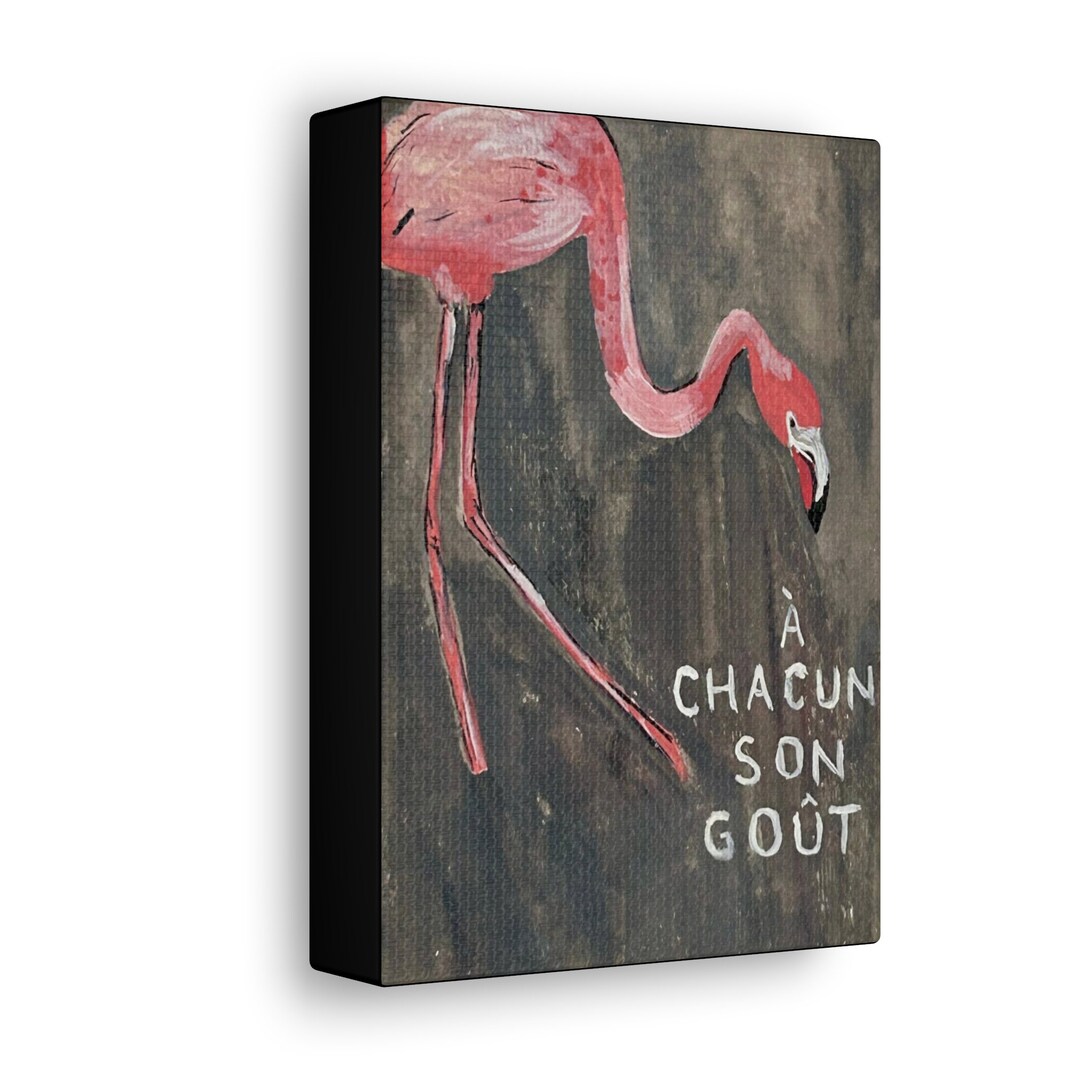 A Chacun Son Goût Canvas Gallery Wrap - Etsy