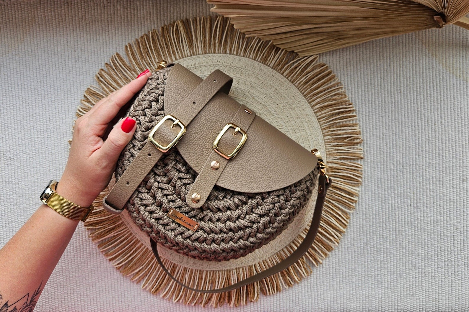 Handy Shoulder Bag With Leather Flap, Classic Purse for Women With ...