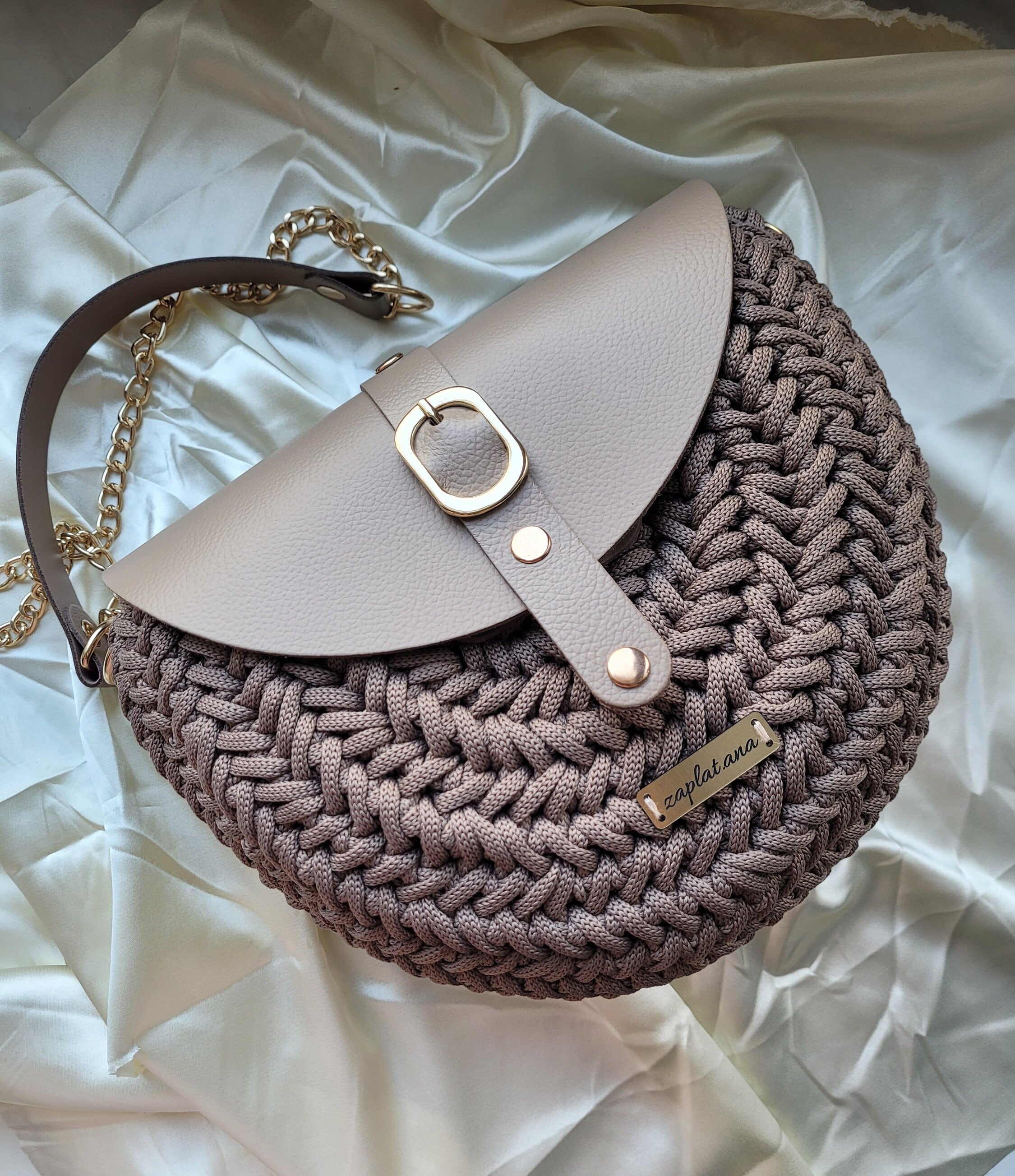 Handy Shoulder Bag With Leather Flap, Classic Purse for Women With ...