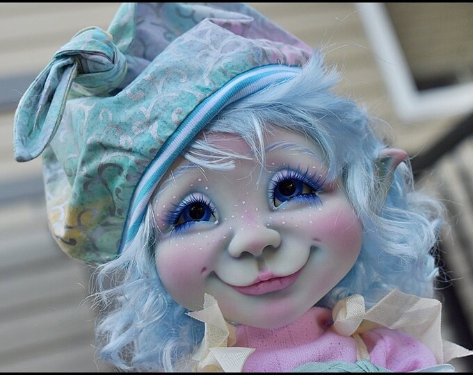 Wispy Blue Fantasy Wig 9/10 Head Circumference / Stretch Head Cap - Etsy