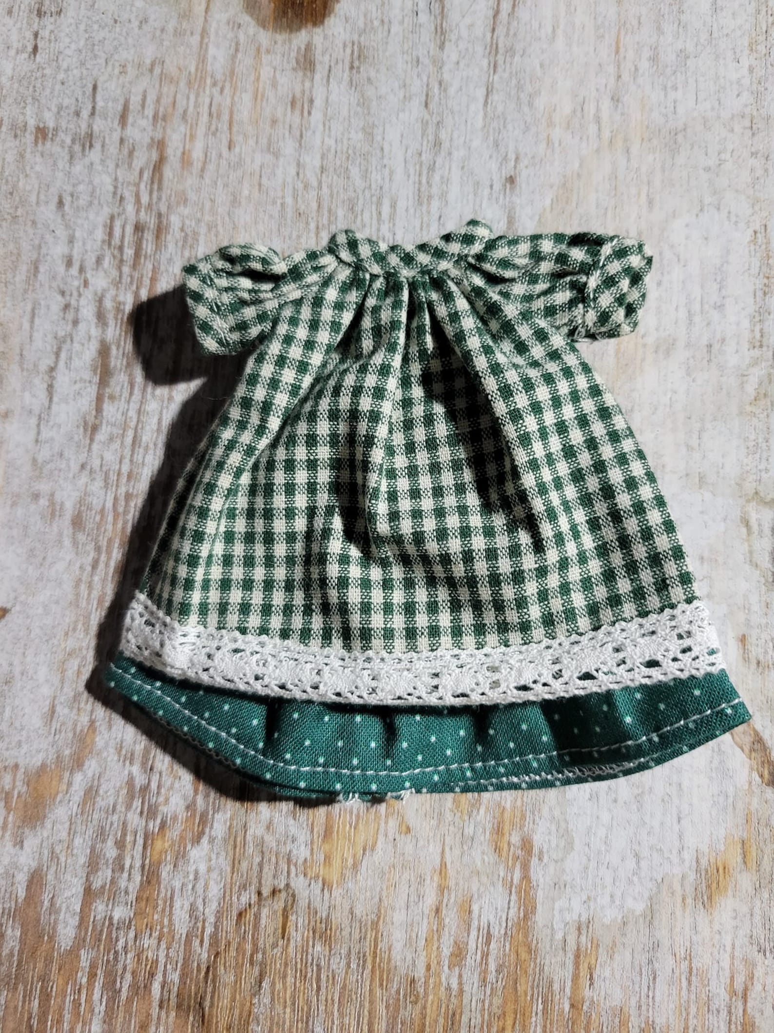 Doll Dress With Skirt for 6 Inch Dolls - Trinky Pinky Pockets - Minifee ...