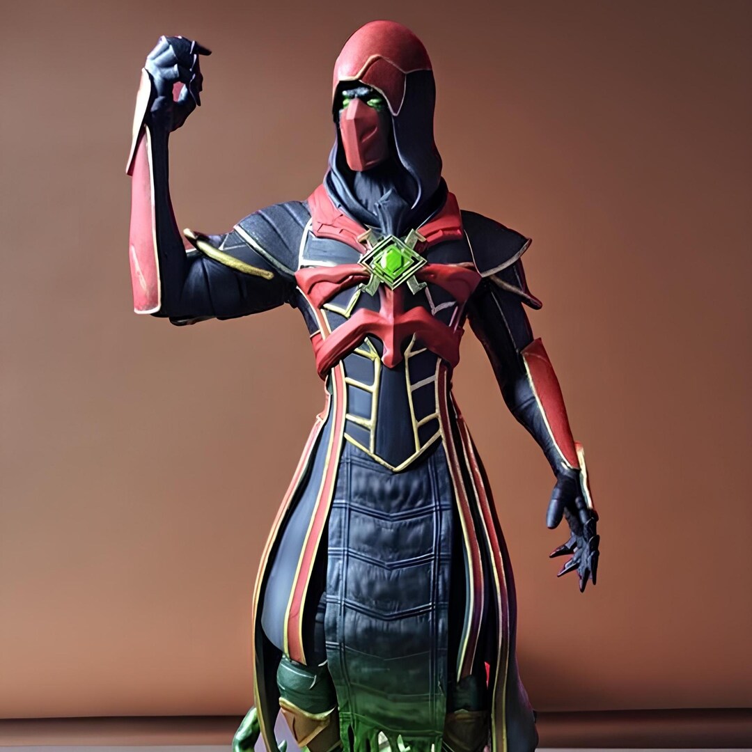 Ermac Mortal Kombat Figurine Video Game Collectible Bust Ermac Diorama ...