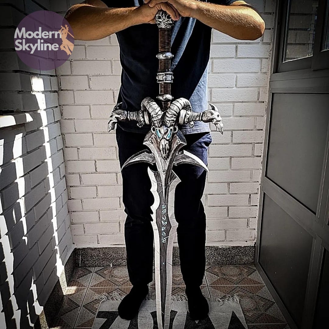 Lich King Painted Sword,real Size 1/1,warcraft Collectors,140 Cm,world ...