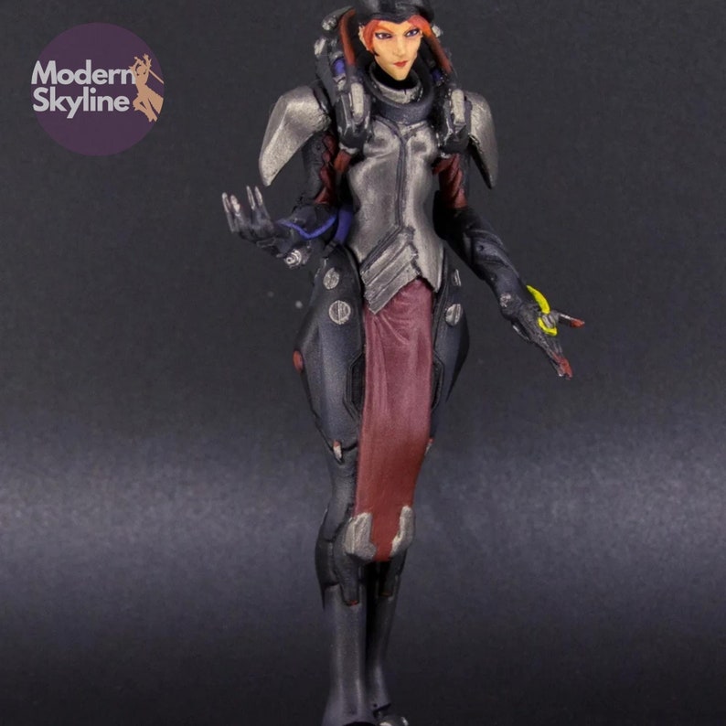 Overwatch Moira Figurines O'deorain 300mm RPG Game Figurines Gamer Room ...
