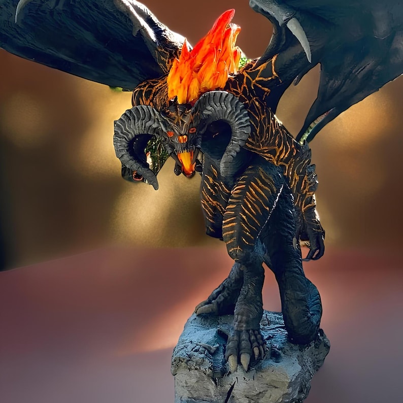 Balrog Figure,lord of the Rings Statue,250mm,3d Print,hand Painted ...
