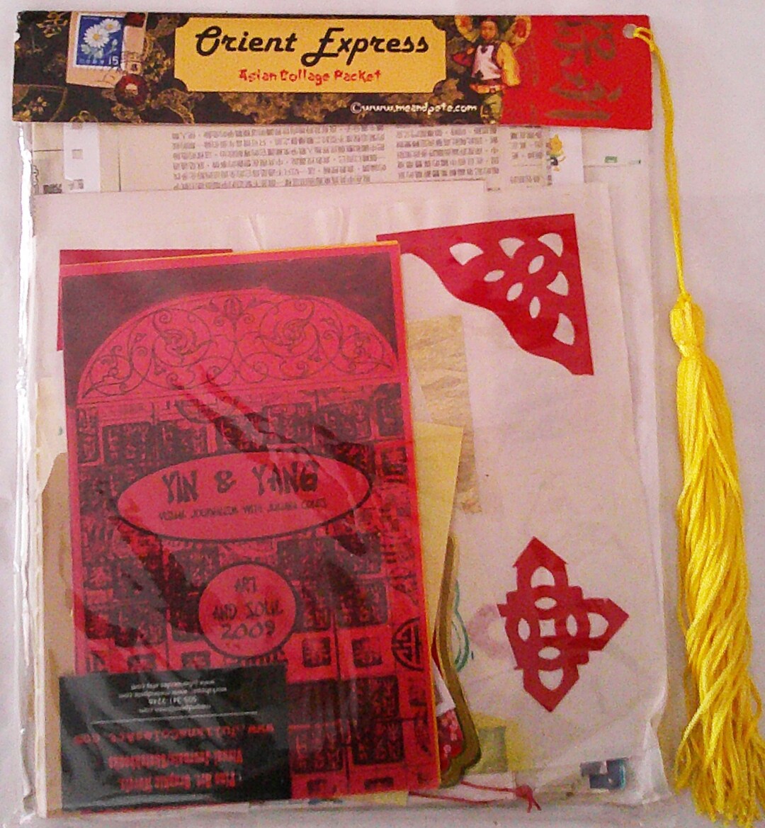 Orient Express; Asian Inspired Vintage Collage Papers for Junk Journal ...