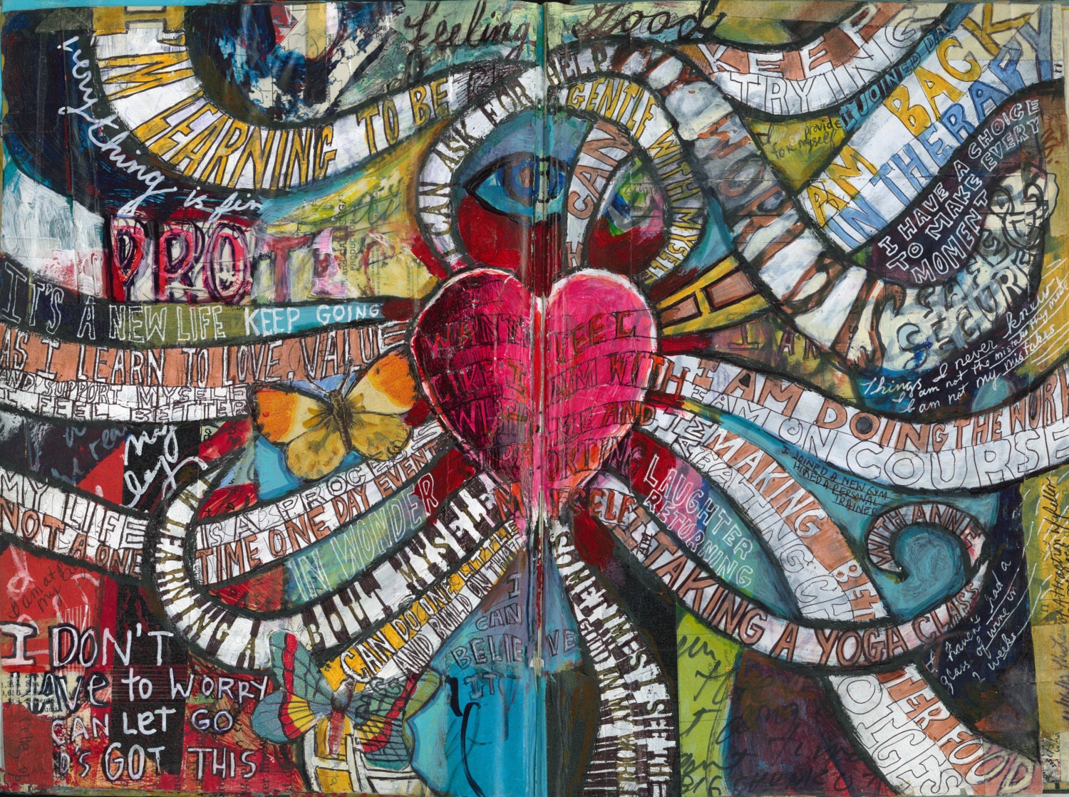 Raw Creation Visual Journaling Workbook by Juliana Coles - Etsy