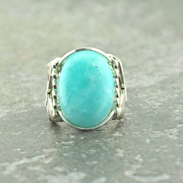 Peruvian Opal Ring - Etsy