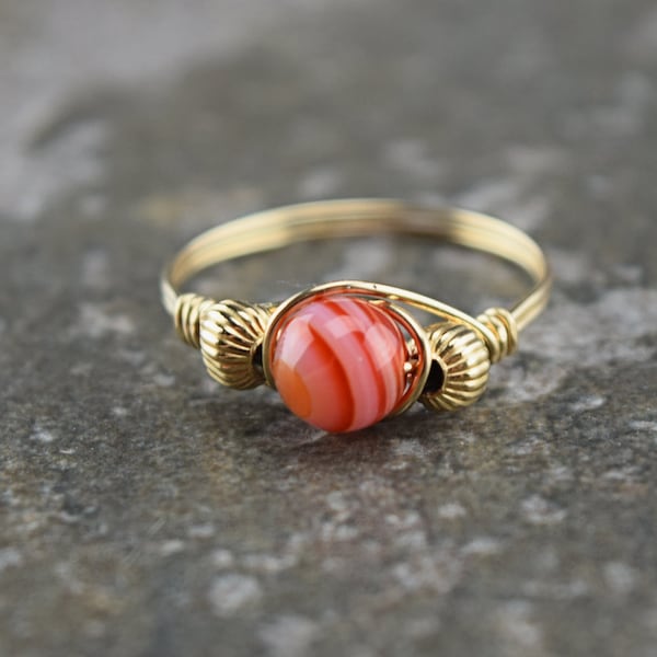 Sardonyx Ring - Etsy