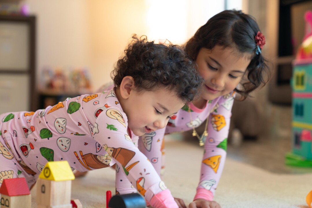 Cute Toddler Girl Dim Sum Print Two Pieces - Etsy