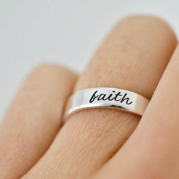 Faith Ring - Etsy