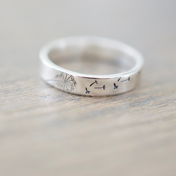 Dandelion Ring - Etsy