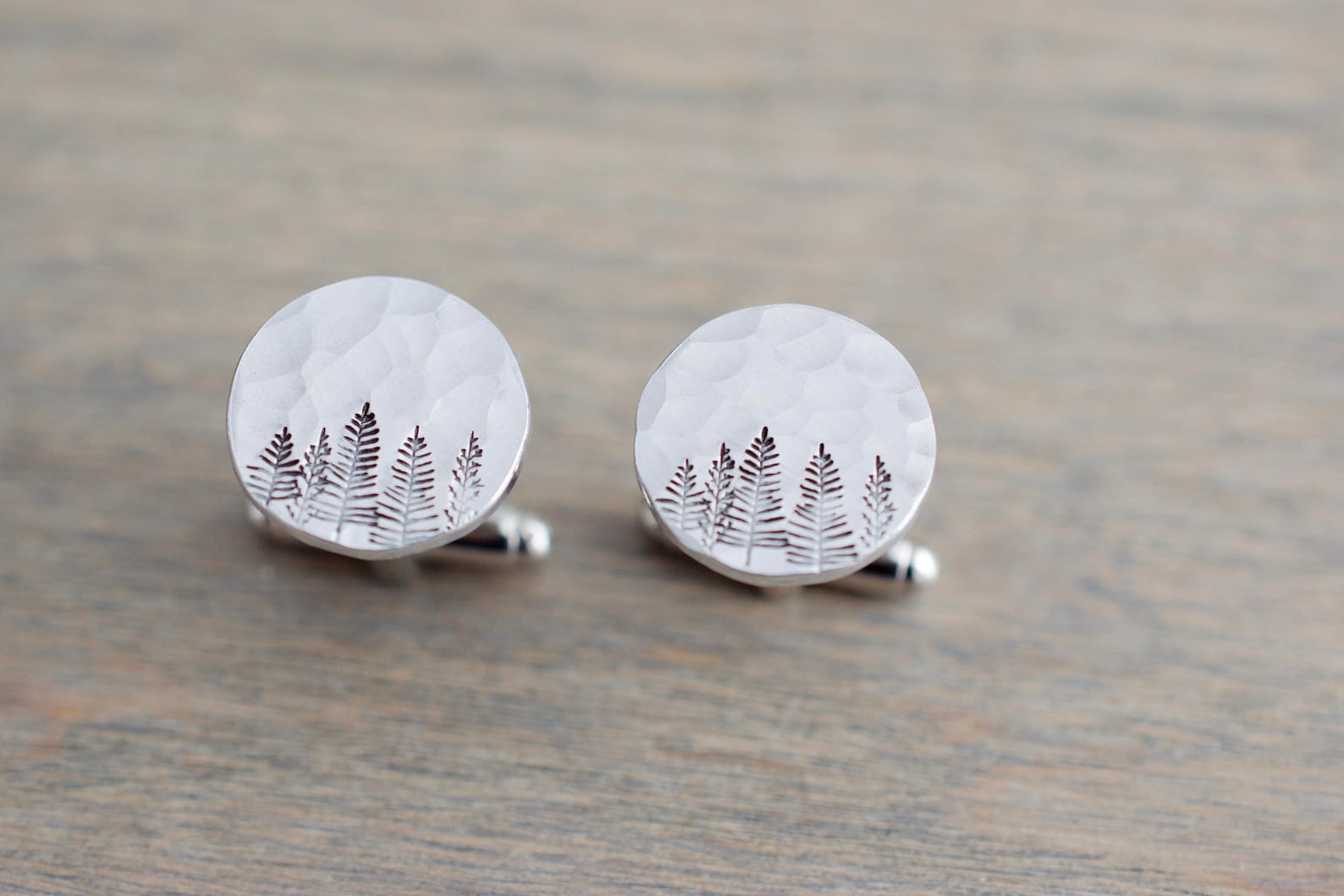 Forest Cufflinks Custom Tree Cuff Links Gift for Him | Etsy