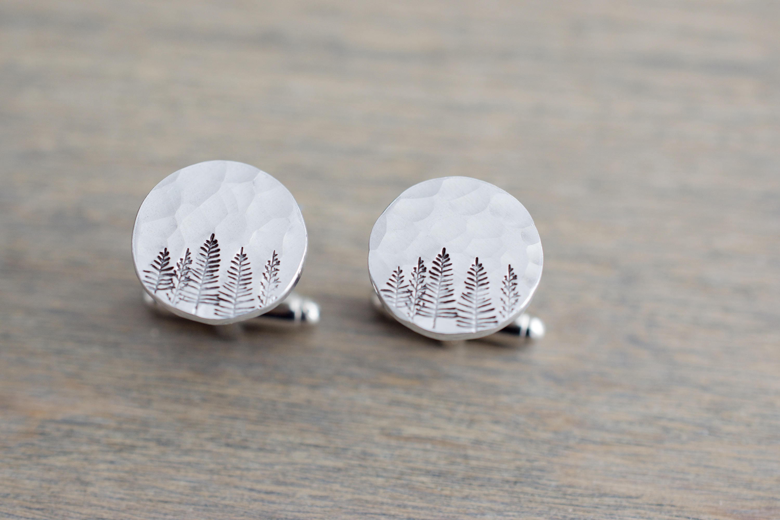 Forest Cufflinks Custom Tree Cuff Links Gift for Him | Etsy