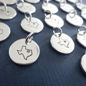 Texas Charm - Personalized Charm - State Charm - Personalized State ...