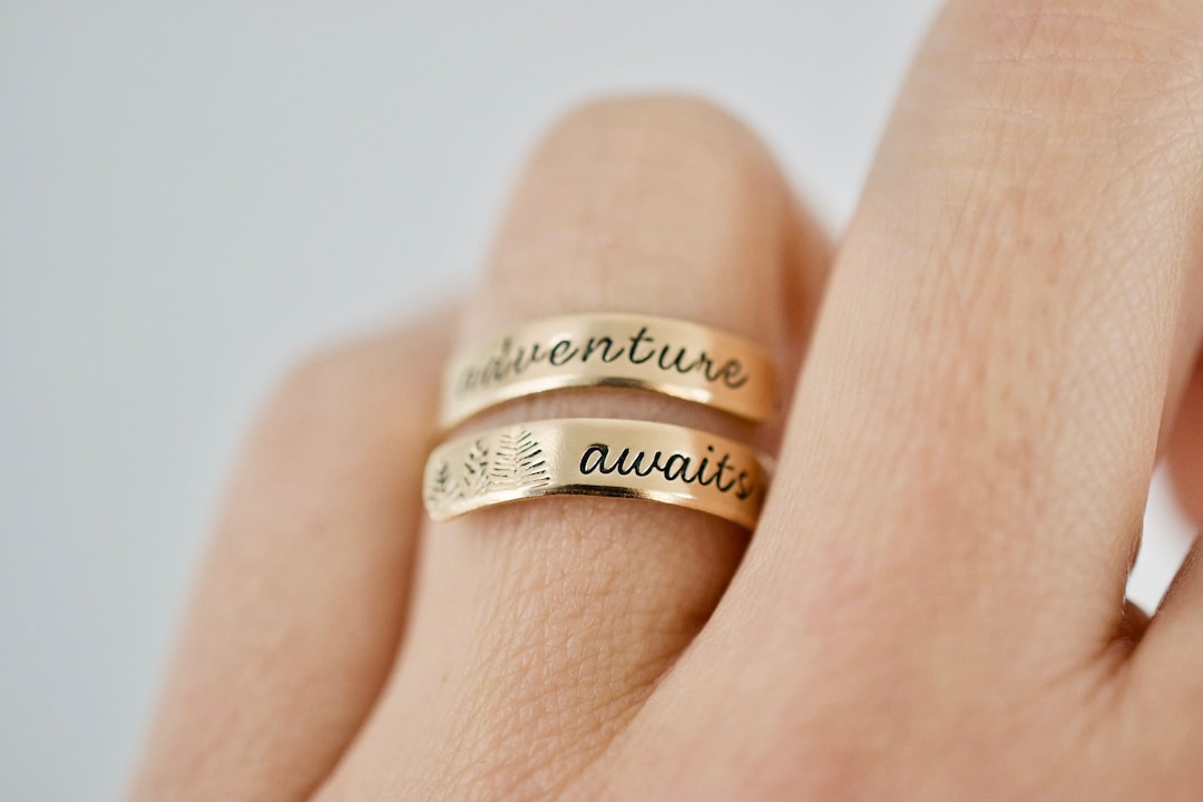 Adventure Awaits Ring Sterling Silver Wrap Ring - Etsy