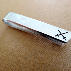Swords Tie Bar - Custom Tie Clip - Etsy