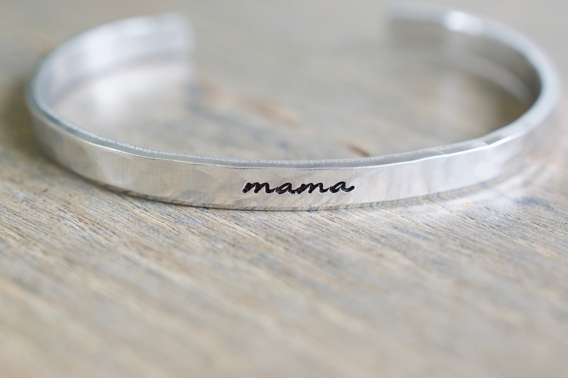 Mama Bracelet Personalized Bracelet Mom Jewelry - Etsy