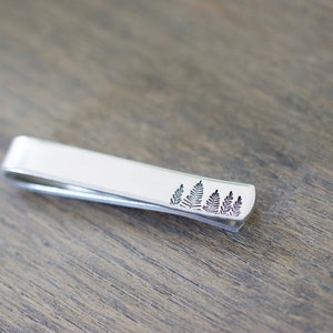 Forest Tie Clip - Tree Tie Clip - Gift for Him - Etsy