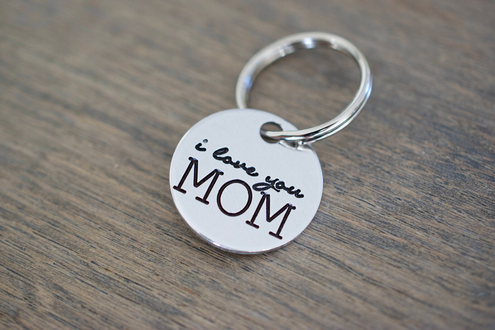 I Love You Mom Keychain Mom Keychain Mother's Day - Etsy