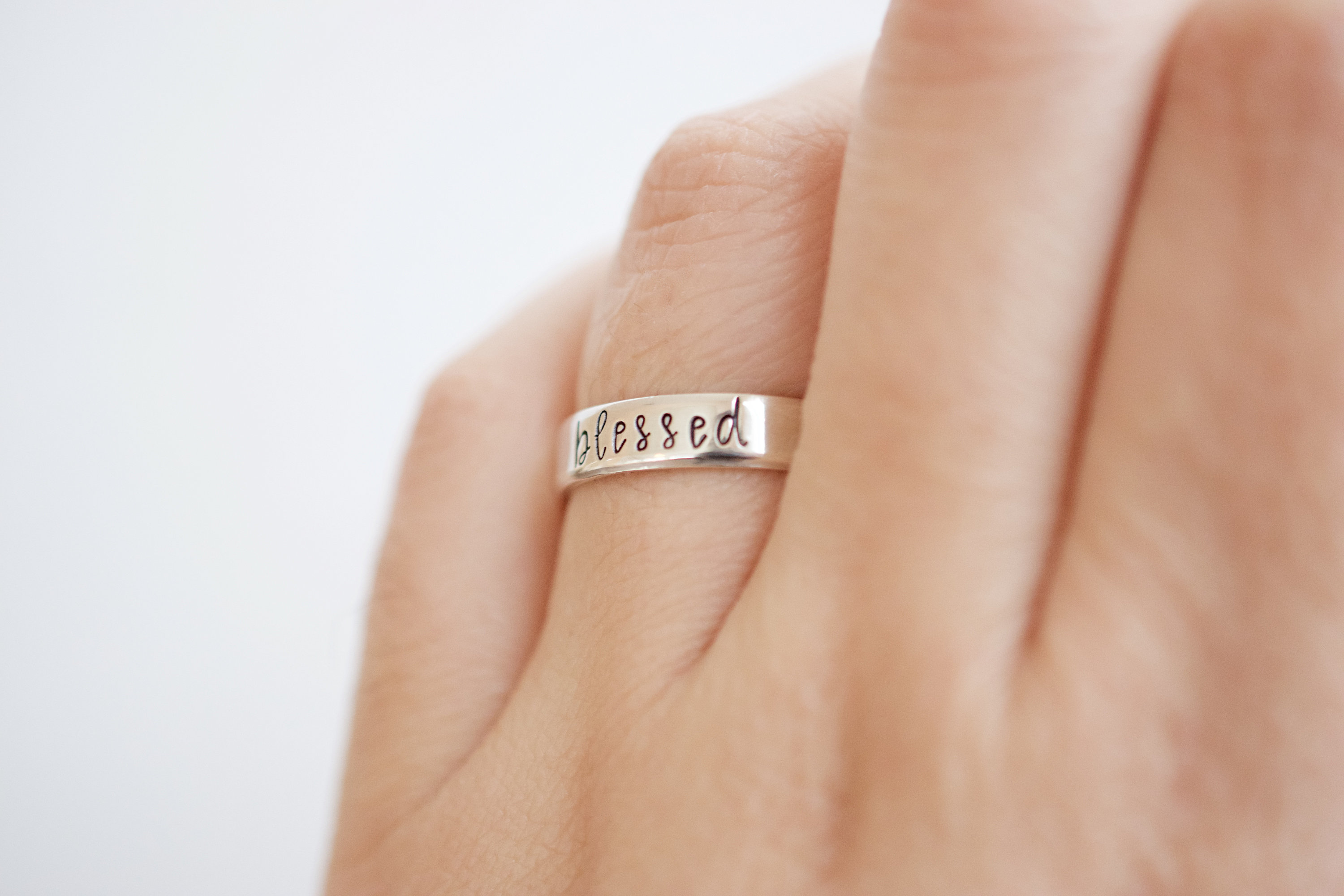 Blessed Ring Sterling Silver Ring Ring for Woman Gifts | Etsy