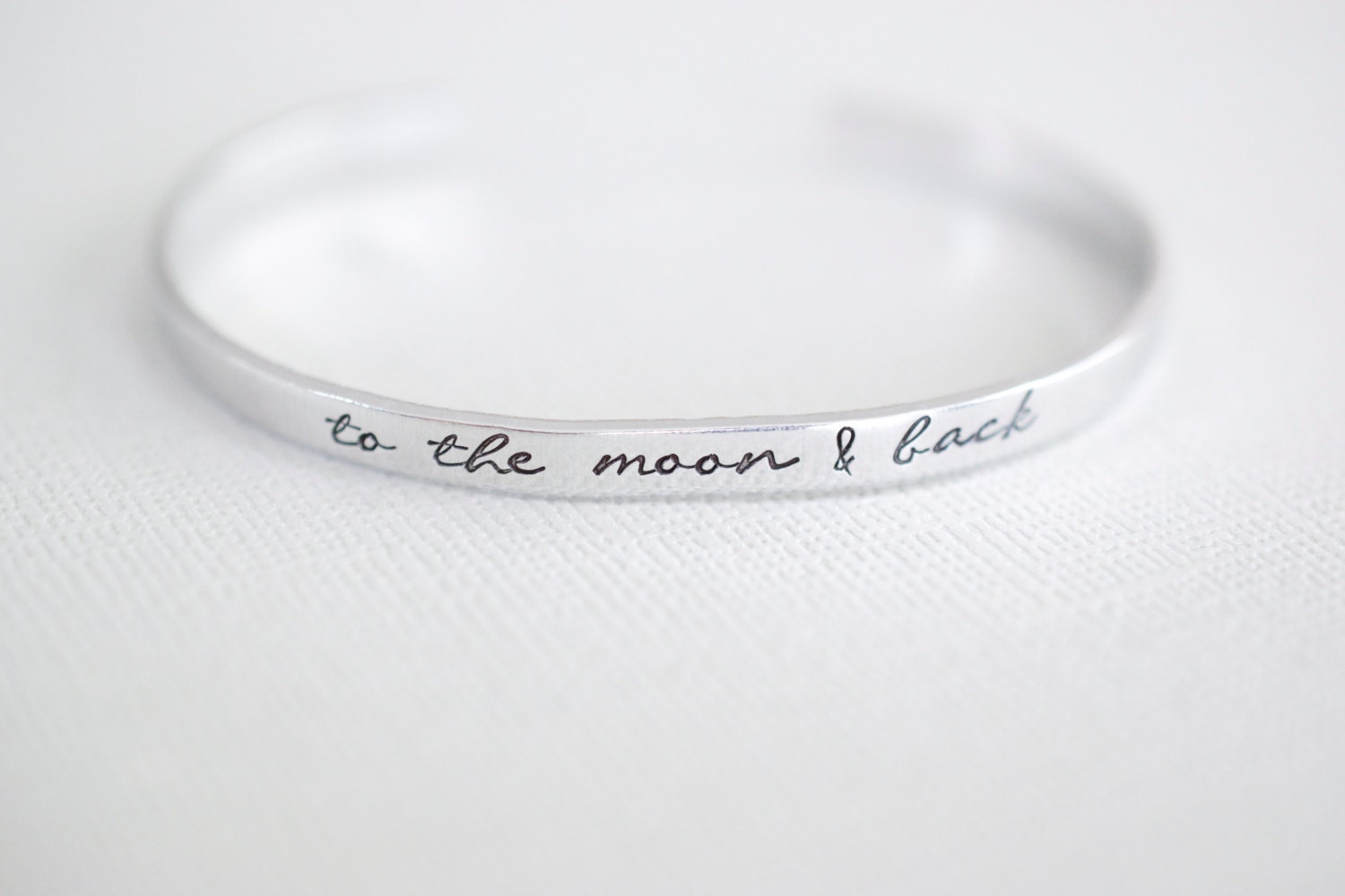 To the Moon & Back Bracelet Moon and Back Cuff Bracelet - Etsy