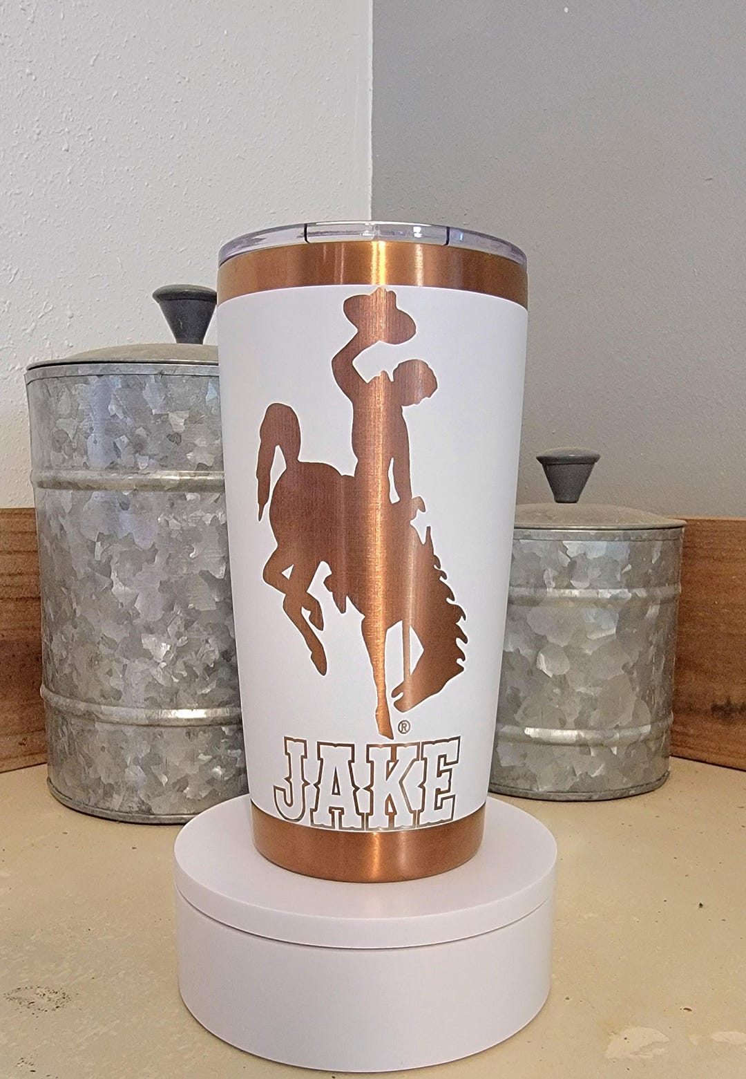 University of Wyoming Officially Licensed Steamboat 20oz. Personalized ...