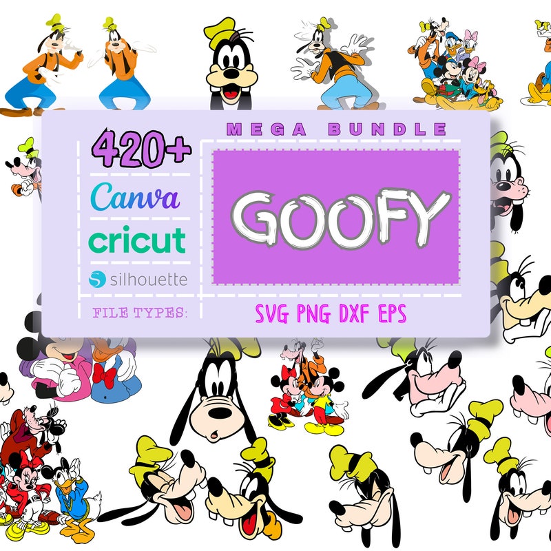 Goofy Svg - Etsy