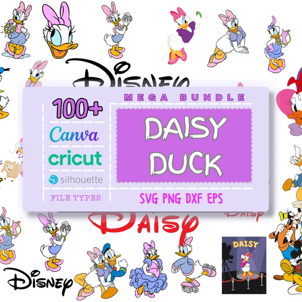 Daisy Duck Png Bundle - Etsy