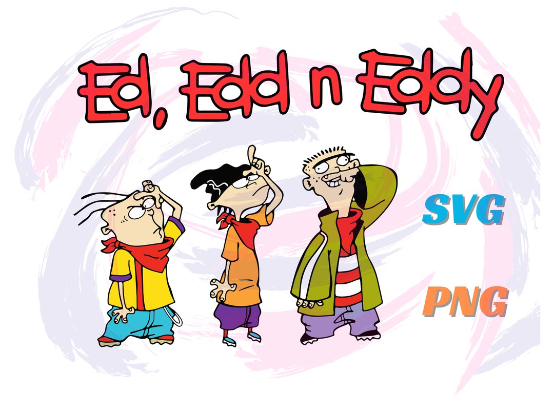Ed Edd N Eddy Svg Png Mini Bundle, Cartoon, Layered, Stickers, Cartoon ...